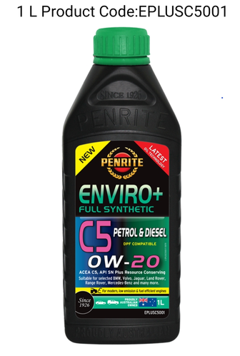 Enviro+C5 0w-20 1L | SLATER MECHANICAL
