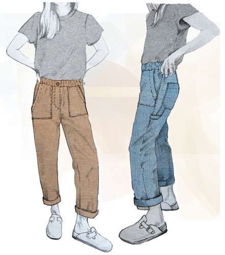 The Langston Trousers | French Navy Patterns