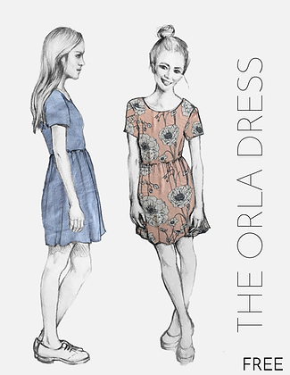 The Orla Dress - Free PDF Sewing Pattern | French Navy Patterns