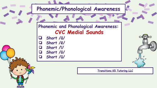 Your Alphabet Phonemic/Phonological Awareness | TransitionsK5Tutor