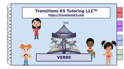 Interactive Grammar Verbs | TransitionsK5Tutor