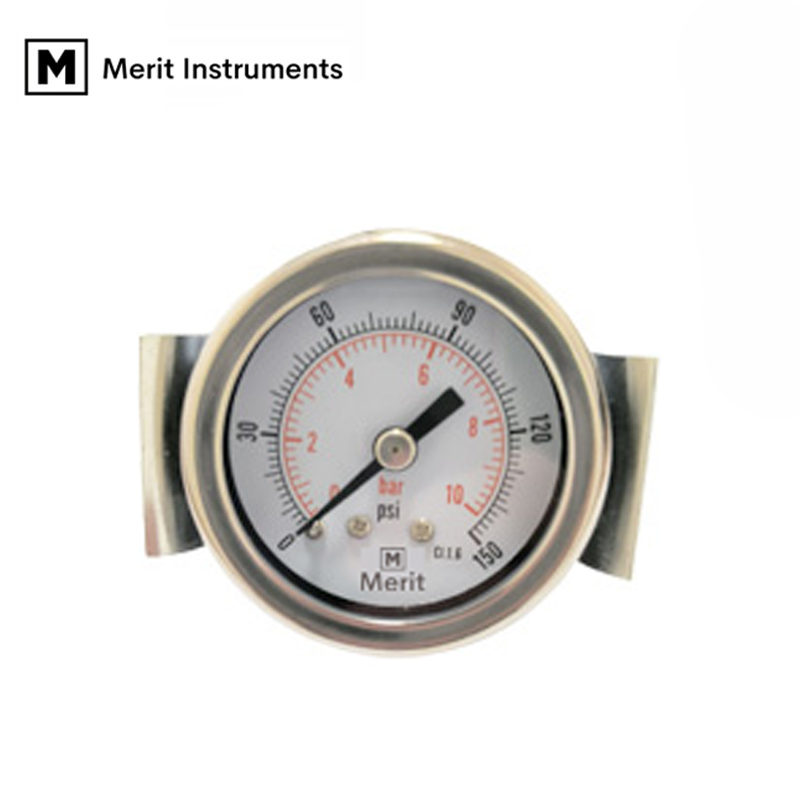 PGU Series U-Clamp Pressure Gauge | Merit Instruments
