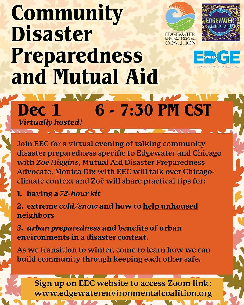 Community Disaster Preparedness and Mutual Aid Event