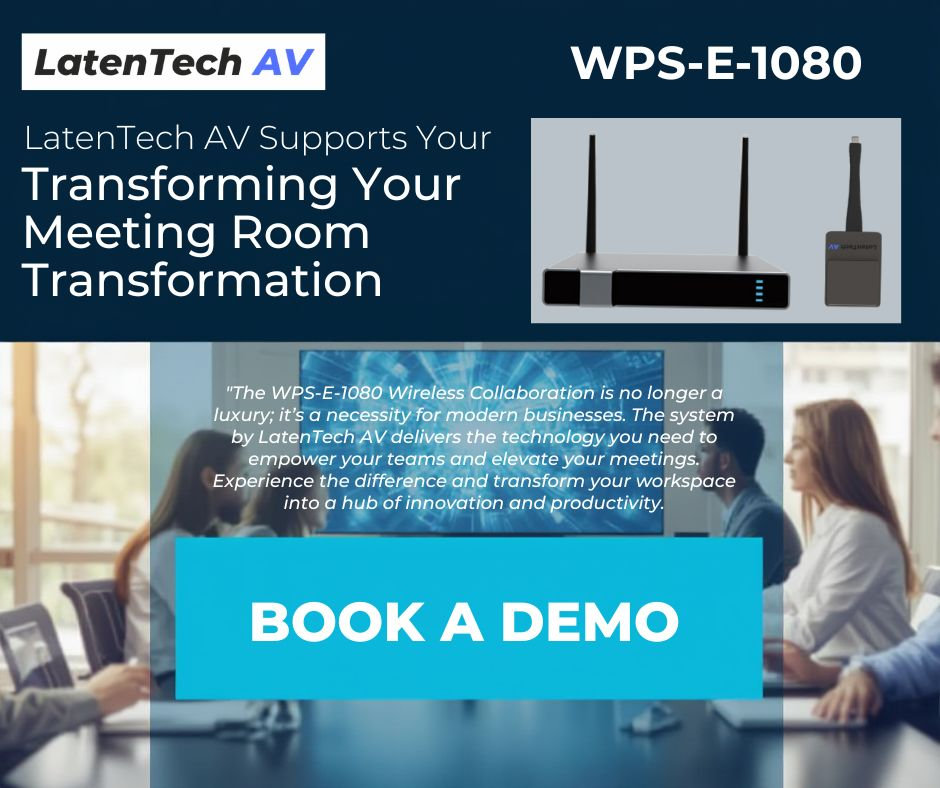 LatenTech AV WPS-E-1080: 4K Wireless Presentation System with USB-C ...