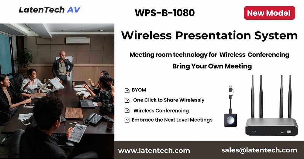 LatenTech AV Wireless Presentation Systems—where security meets simplicity