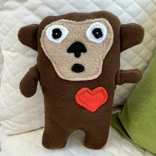Lucky ~ The Monkey Bummlie ~ Stuffing Free Dog Toy | PugNotes