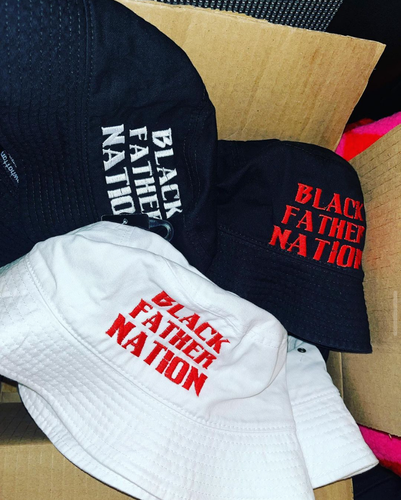 Black Father Nation Fishermen Bucket Hat Embriodery | Black Father Nation