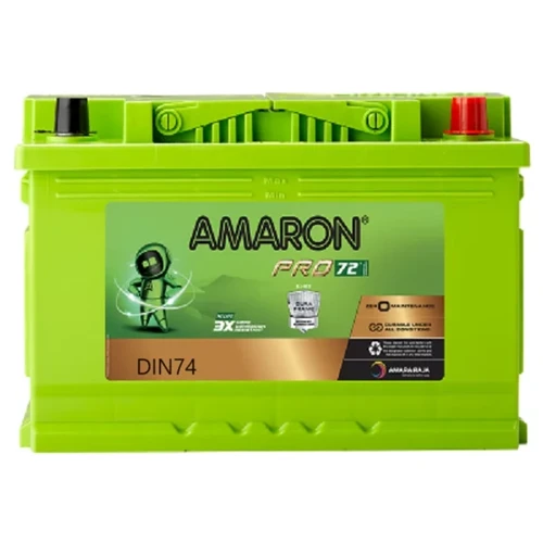 AMARON AM-PRO DIN 74 AUTOMOTIVE BATTERY | Qwikpower
