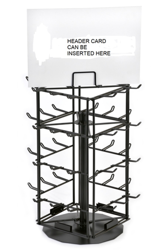 Counter Top Key Ring Spinner Stand