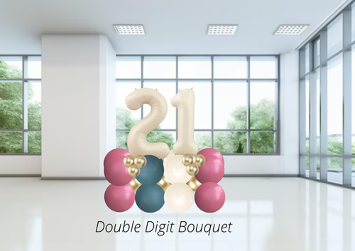 Double Digit Balloon Bouquet | PROPS.DECOR.BALLOONS