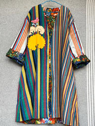 ATLAS MIRA - quilted ikat chapans