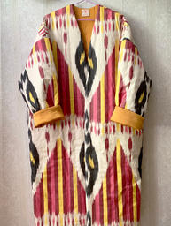 ATLAS MIRA - quilted ikat chapans