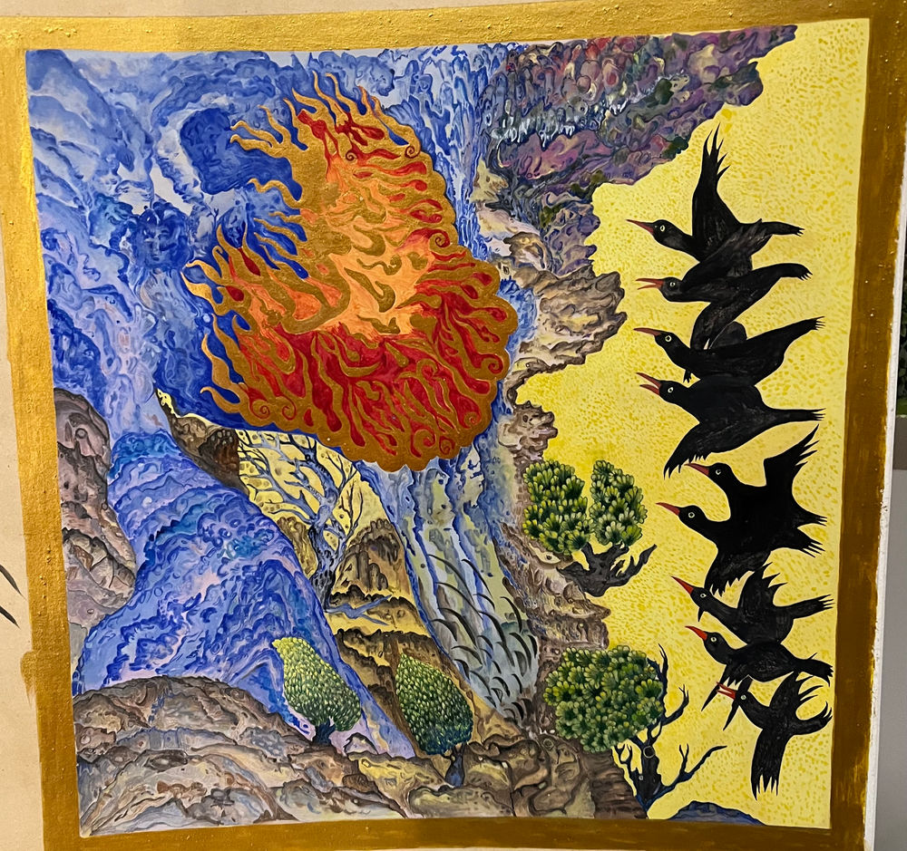 FINALLY MY FIRE PAINTING! | Forum