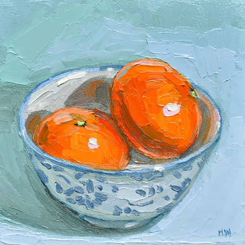 Two mandarins | hwdixonfineart