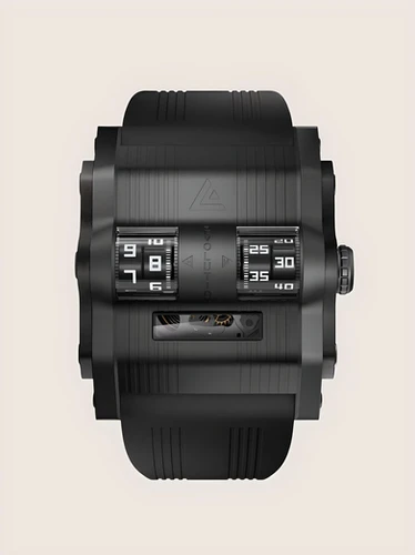 ANGLES Revolution H Shadow – Futuristic Roller Watch | WHATIMISIT