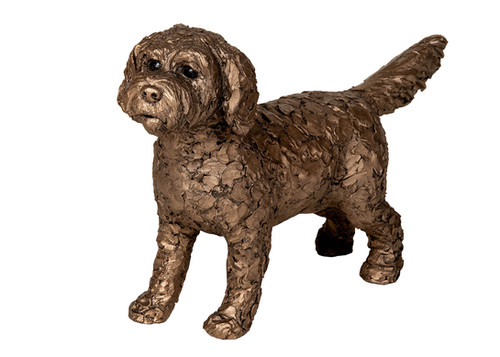 Sparky - Cockapoo Standing | Sculpture Artists