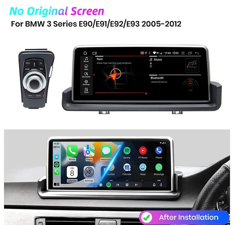 BMW 3 SERIES E90/E91/E92/E93 SCREEN FOR VEHICLES WITH NO SCREEN | Autossential