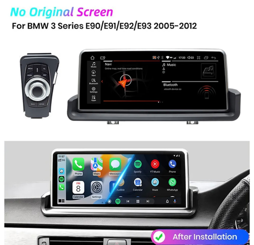 BMW 3 SERIES E90/E91/E92/E93 SCREEN FOR VEHICLES WITH NO SCREEN ...