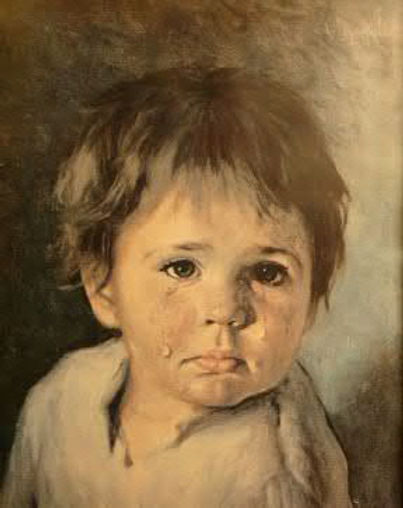 The Crying Boy - Cursed Paintings