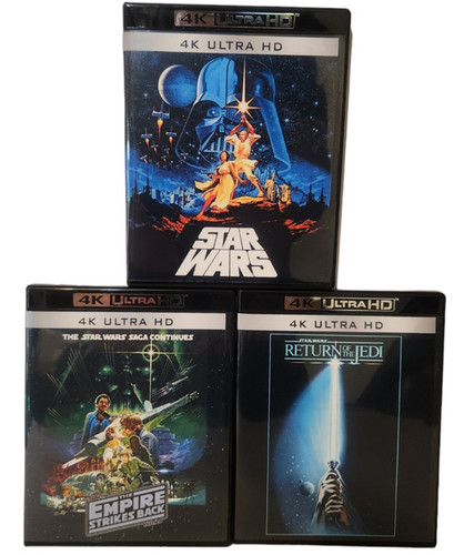 Star Wars Trilogy 4K77, 4K80, 4K83 - Original Films - 4K | Boxsetbonanza