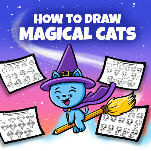 How to Draw Magical Cats | Magical Drawing Tour