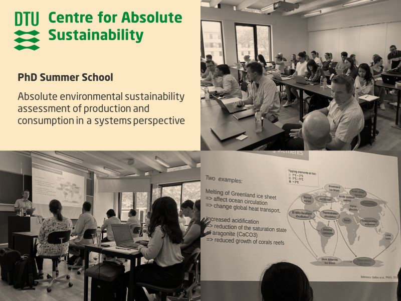 DTU summer school on absolute environmental sustainability assessment
