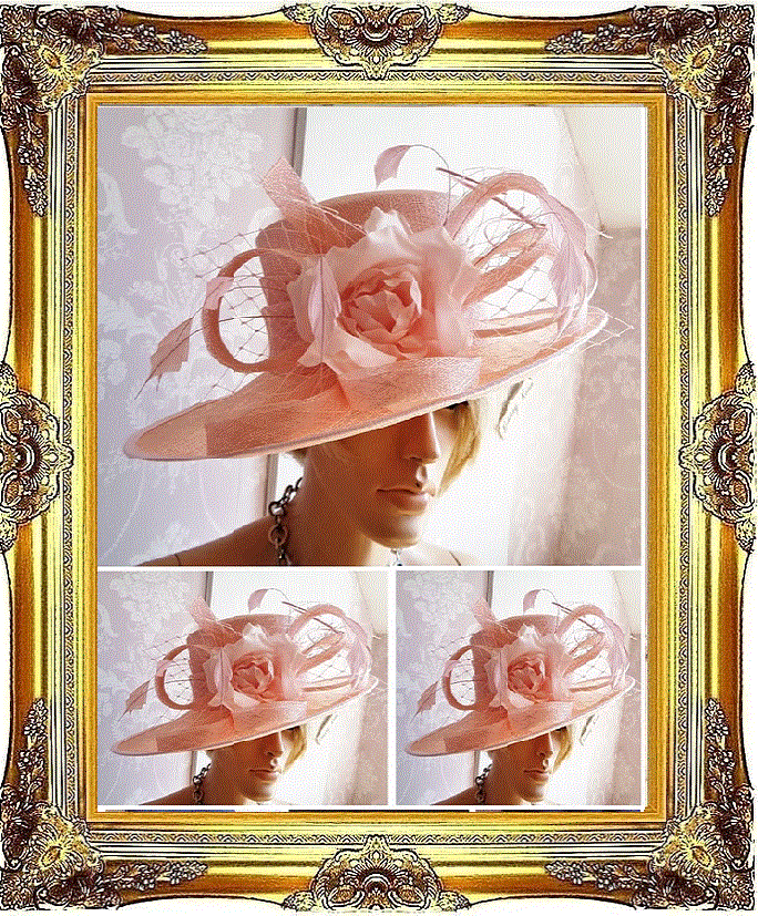 Jacques Vert Hat in Pink Blush Tones | Mother of the Bride