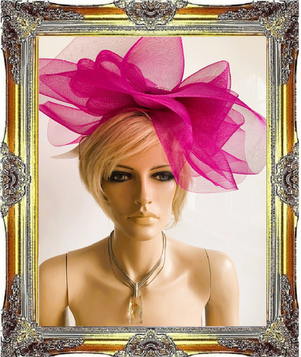 Magenta Purple Fascinator./Hatinator by Elle Designs | Mother of the Bride