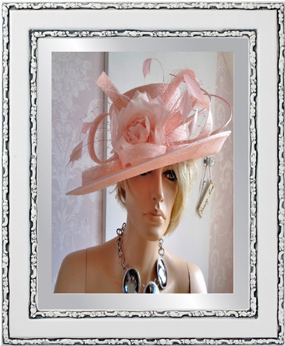 Jacques Vert Hat in Pink Blush Tones | Mother of the Bride