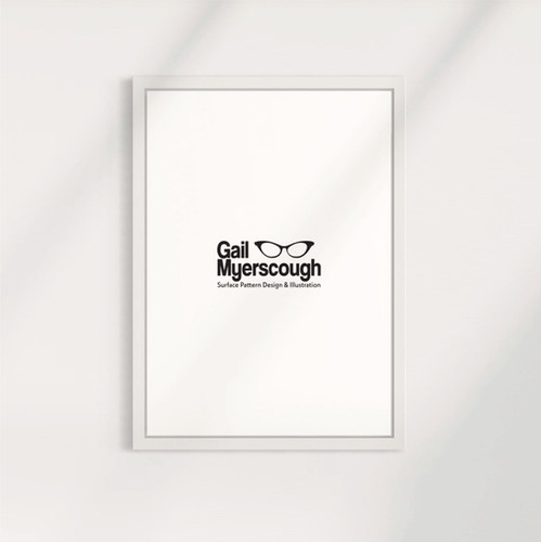 White frame - Sizes A4 to A1 | Gail Myerscough