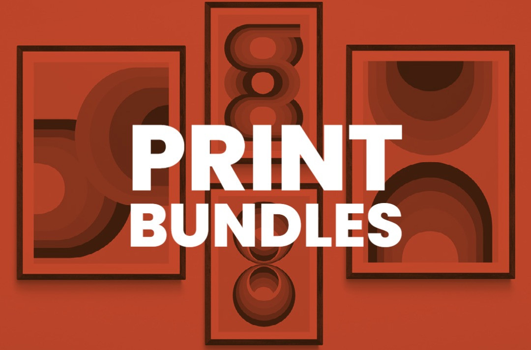 Print bundles by Gail Myerscough