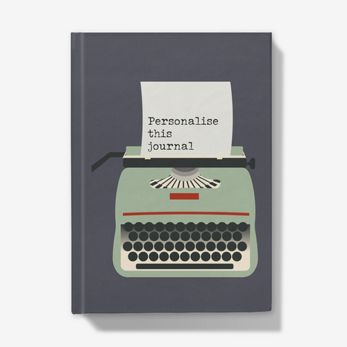 Personalised Typewriter Journal | GailMyerscough