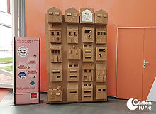 Création de décor en carton - Carton Lune