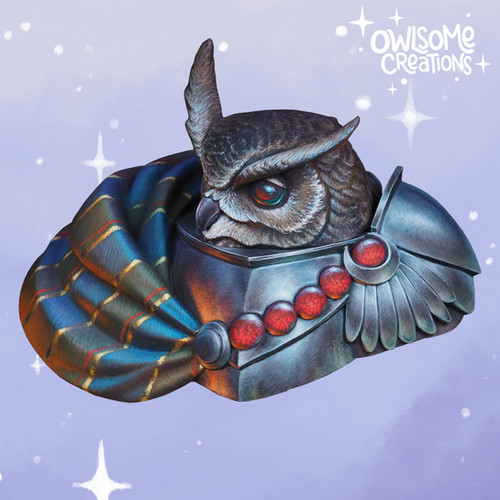 Nightfeather the Owl Knight | Owlsome Creations