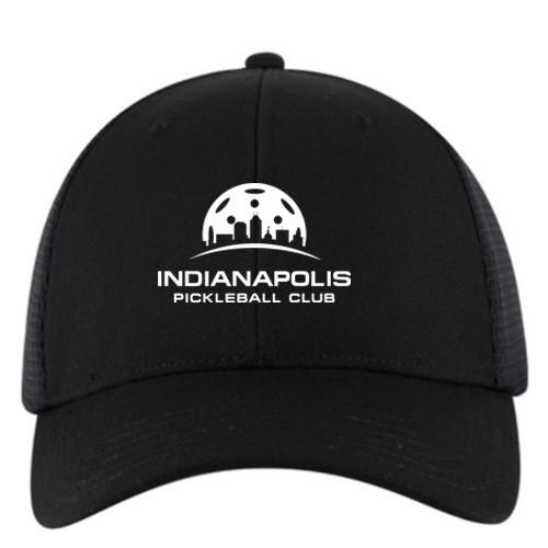 IPC Hat - Black Premium Trucker | Indianapolis Pickleball Club