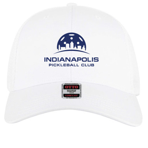 IPC Hat - Premium White Trucker | Indianapolis Pickleball Club
