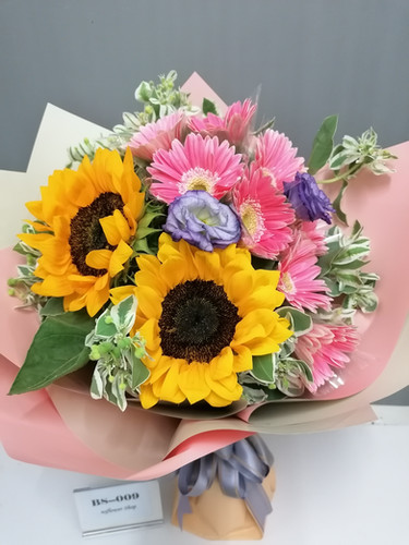 BS-009 向日葵太陽菊花束 | nsflower
