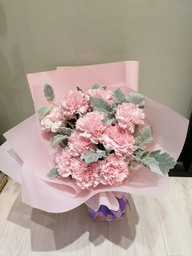 MBC-033 10支粉紅康乃馨花束 | nsflower