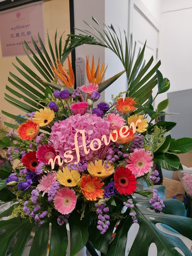 FBA-082 高腳開張花籃 | nsflower