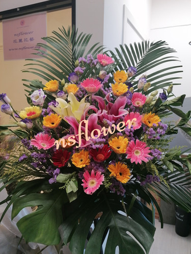 FBA-080 高腳開張花籃 | nsflower