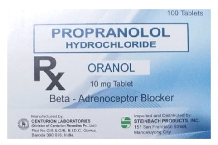 Oranol Propranolol 10MG Tab | Alphaline Health Ser
