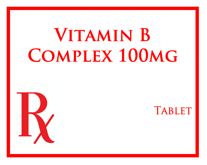 Vit.B Complex 100Mg Tablet | Alphaline Health Ser