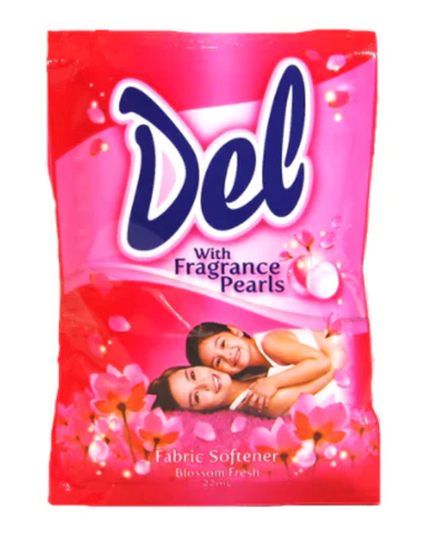 Del Fabric Softener Pink 22ml Sachet | Alphaline Health Ser