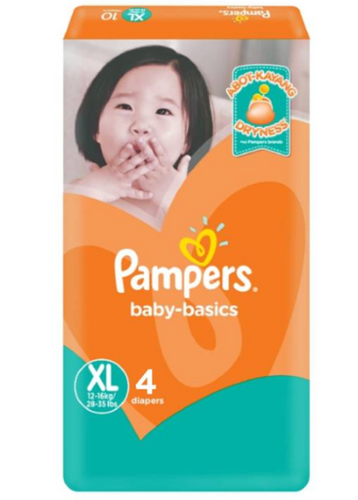 Pampers Baby Basic Xl 4S | Alphaline Health Ser