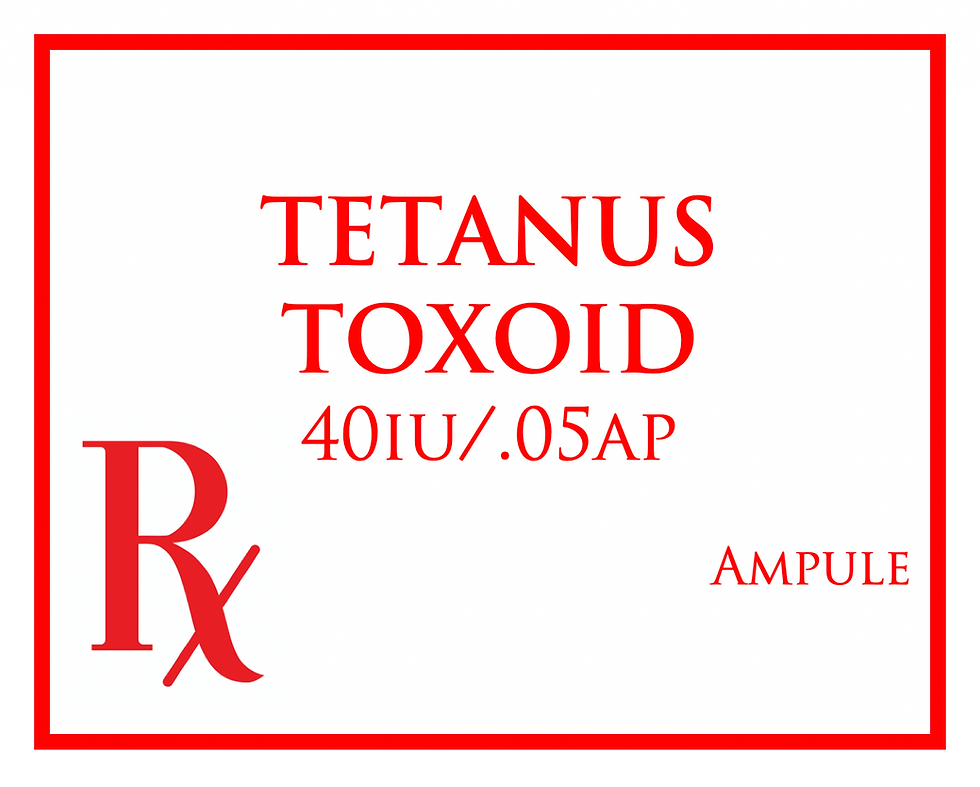 Tetanus Toxoid 40Iu/.05ml Amp | Alphaline Health Ser