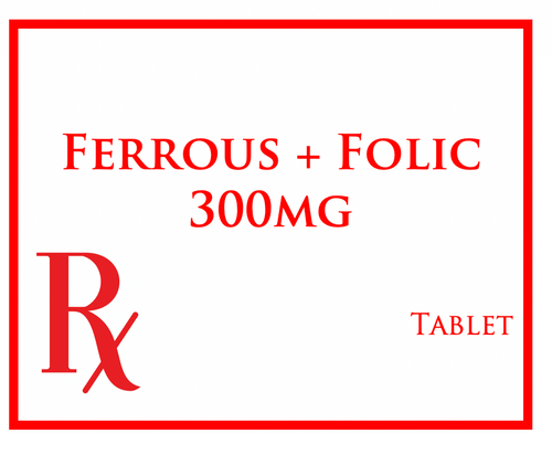 Ferrous + Folic Tablet 300Mg | Alphaline Health Ser