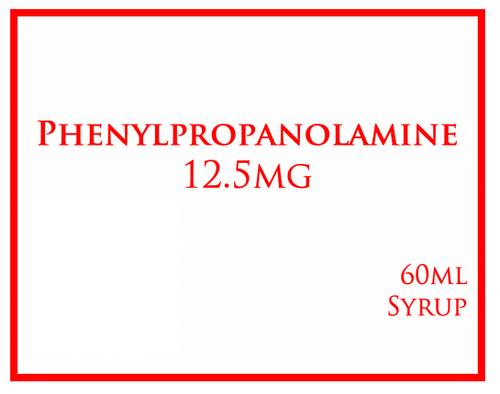 Phenylpropanolamine 12.5MG Syrup 60ML | Alphaline Health Ser