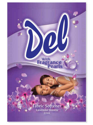Del Fabric Softener Lavander 22ml Sachet | Alphaline Health Ser