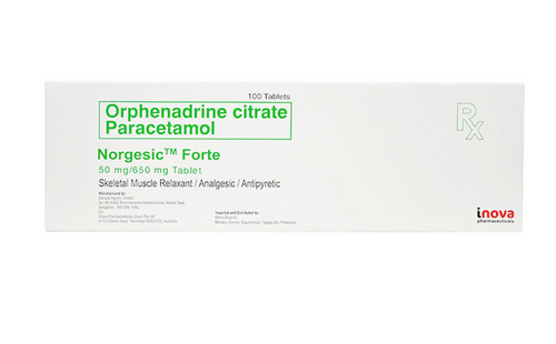 Norgesic Forte Tab | Alphaline Health Ser