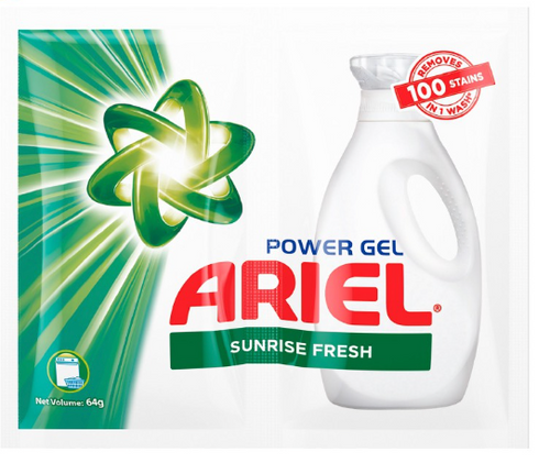 Ariel Liquid Detergent S. Fresh 64G Twinpack Sachet | Alphaline Health Ser